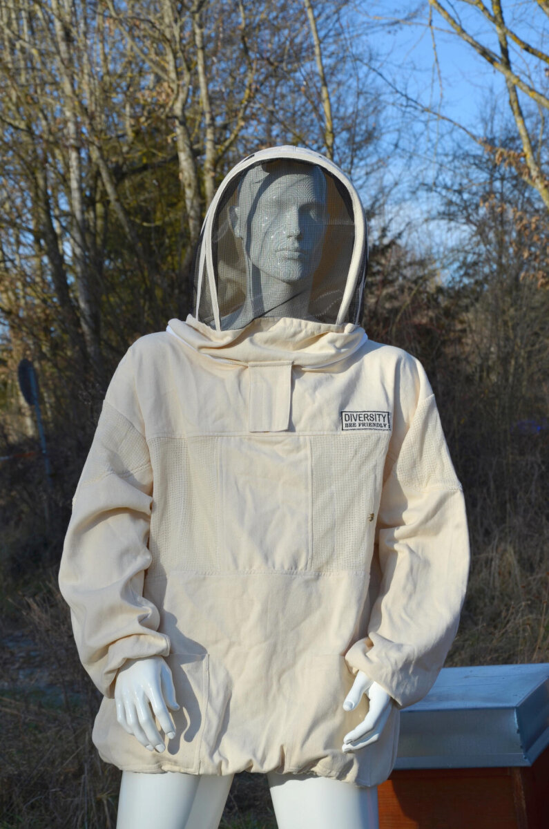 Imkerjacke mit Teilbelüftung, Visier Fechtmaske, 89,00